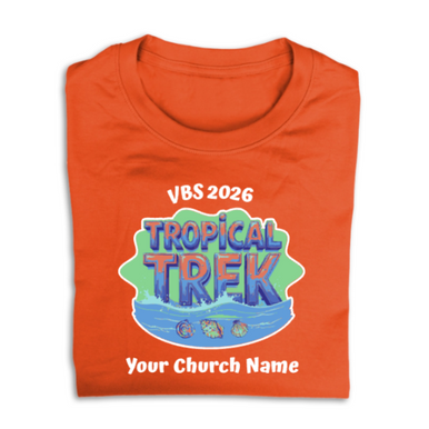 Easy Custom VBS T-Shirt - Full Color Design - Tropical Trek VBS ...