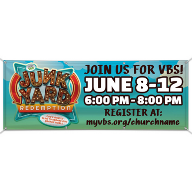 Easy Custom Outdoor Vinyl Banner - Personalize in Real Time - Junkyard ...