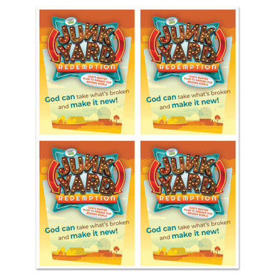 Theme Postcards - Pack of 100 - Junkyard Redemption VBS 2026 by RBP ...