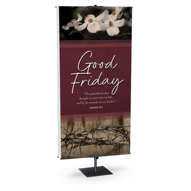 Church Banners - Garden Linen Lent - Good Friday - Concordia Supply