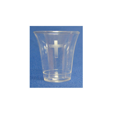 Communion Cup Disposable with Etched Cross 1-3/8" (Box of 1000)