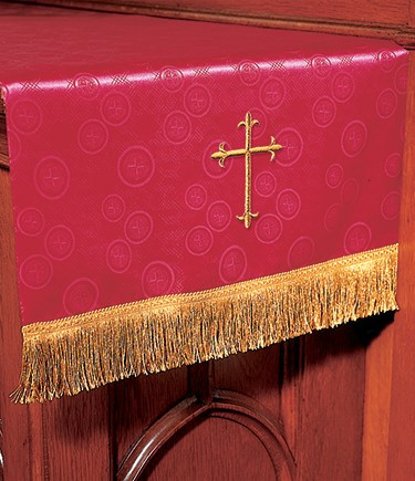 Communion Table Runner - Vermillion Red Millenova - Concordia Supply