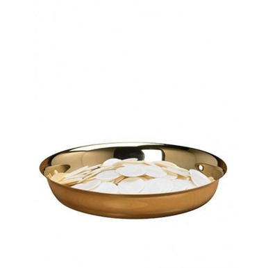 Bowl Paten - Brass Tone Stainless Steel - Concordia Supply