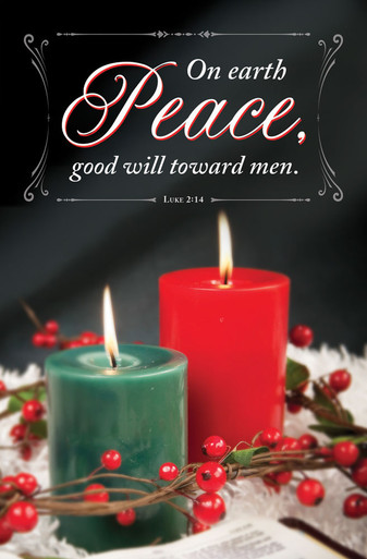 Church Bulletin 11" - Christmas - On Earth Peace (Pack of 100 ...