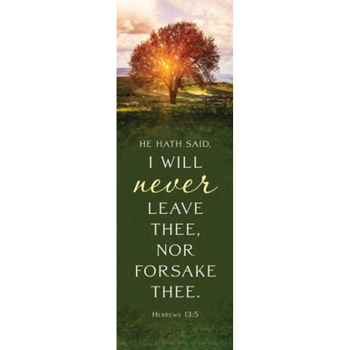 Bookmark - Heb 13:5-6 - Pack of 25