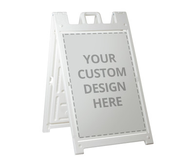 A-Frame Street Sign - Upload Your Design - 24"x36"