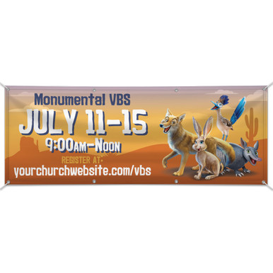 Custom Outdoor Vinyl Banner - Monumental VBS - BMNT006