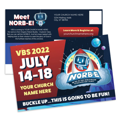 Custom VBS Postcards - NORBE VBS - PCNRB003