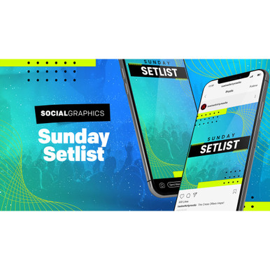 Sunday Setlist - Social Pack - Church Media