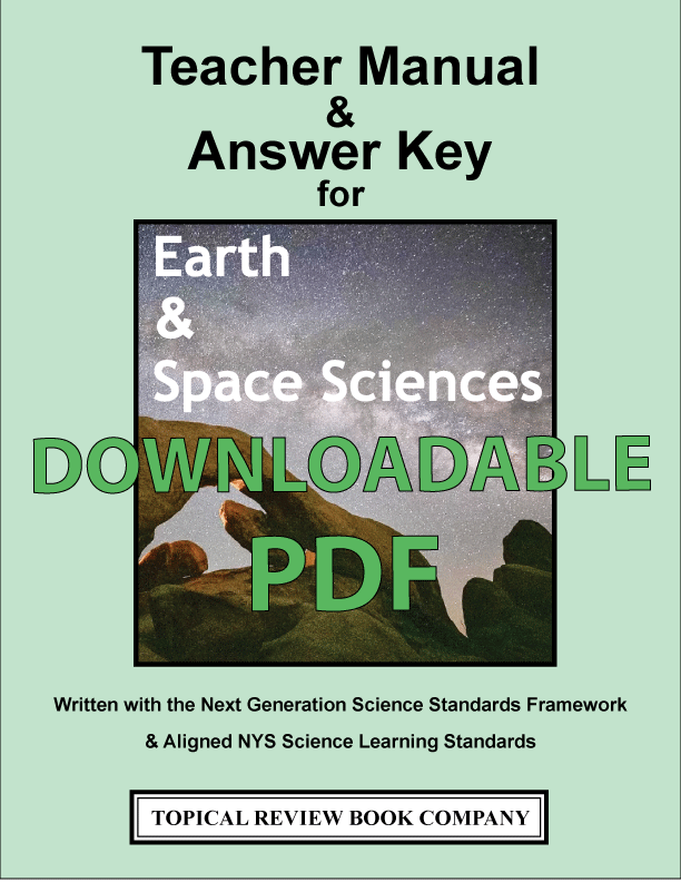 Earth and Space Science Reference Tables Workbook - Answer Key