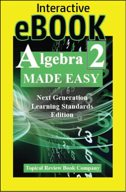Agebra 2 Made Easy Handbook Next Generation Learning Standards ...