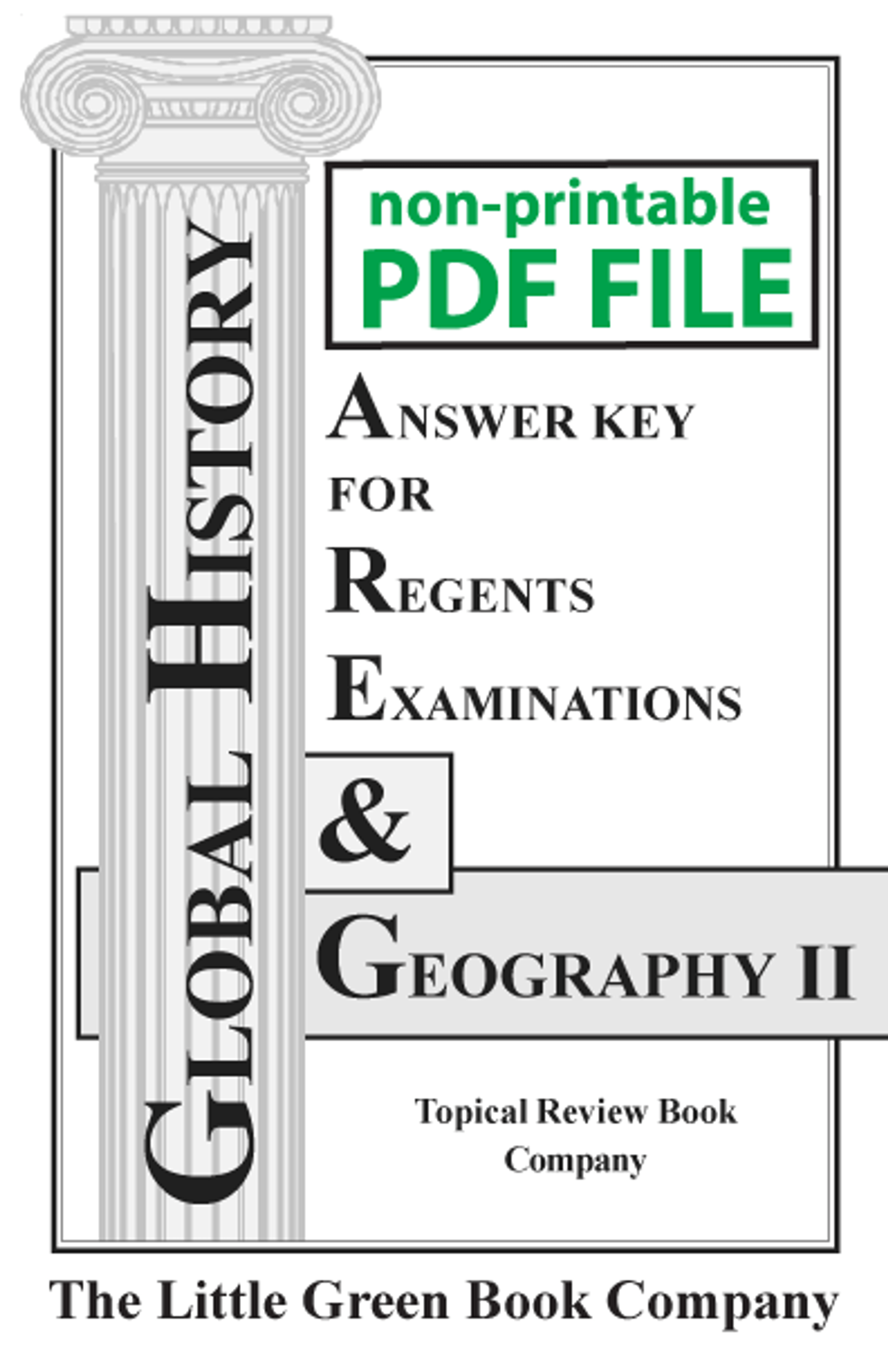 Answer Key - Global History & Geography For Regents Examinations (PDF Download) Fall 2025 ...