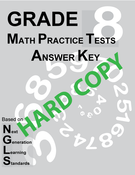 8th Grade (NGLS) Math - HARD COPY Answer Key - Topical Review Book Company 8th Grade (NGLS) Math - HARD COPY Answer Key - Topical Review Book Company