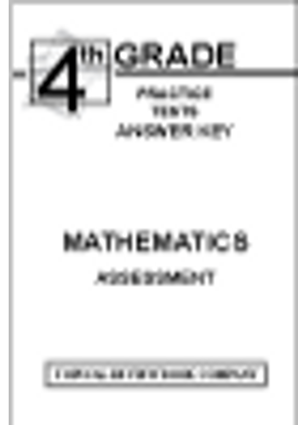 4th Grade Math Assessment Answer Key Topical Review Book Company 4th-grade-math-assessment-answer-key-topical-review-book-company
