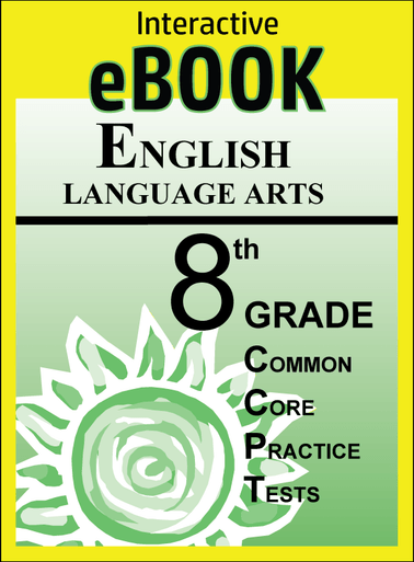 8th grade English Language Arts common core practice tests for sale ...