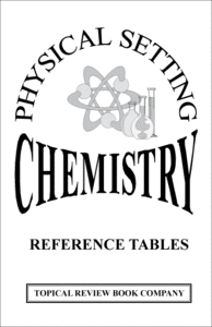 Physical Setting Chemistry Reference Tables - 2011 Edition - Topical ...
