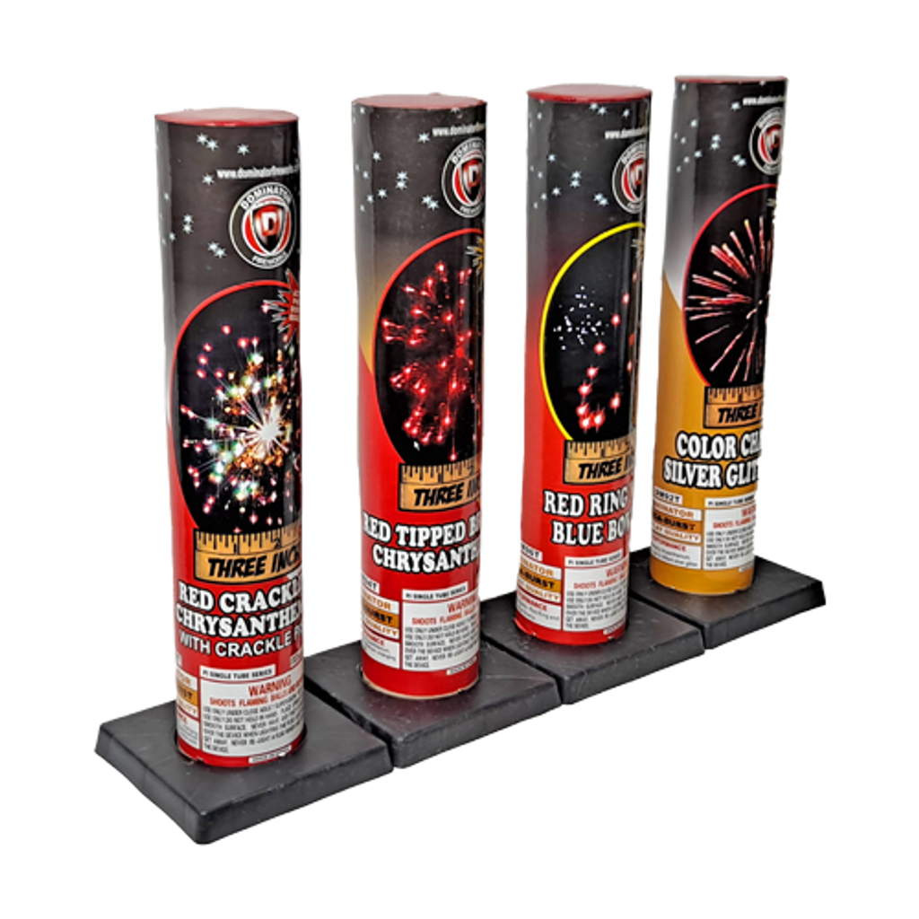 #500 Single Shot Tube Assorted Effects - USWHOLESALEFIREWORKS