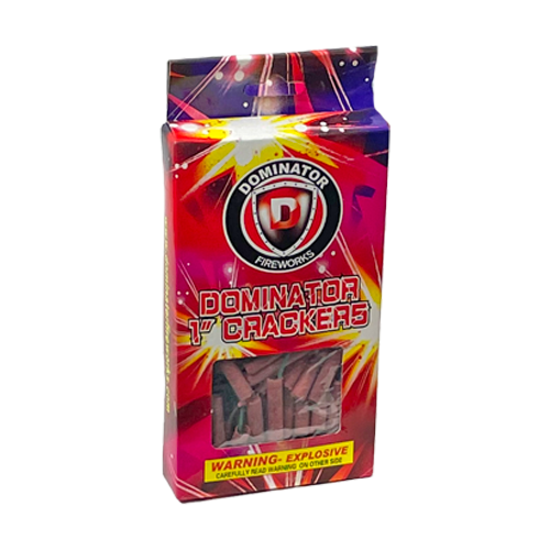 Dominator 1 Inch Firecrackers - 100 Pack - USWHOLESALEFIREWORKS