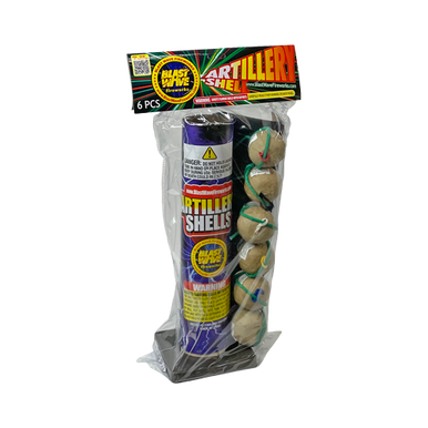 Wholesale Firework Cases - Poly Pack Artillery Shell 24/1 - USWHOLESALEFIREWORKS