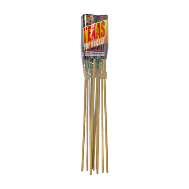 Texas Pop Rocket - 12 Pack - USWHOLESALEFIREWORKS