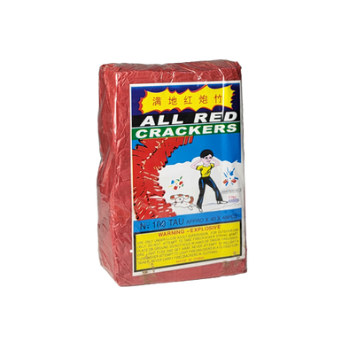 ALL RED CELEBRATION CRACKERS 100 TAU 40/48