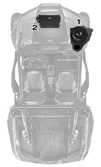Buy Mb Quart Polaris Rzr Subwoofer System Gen 2 At Utv Source Best