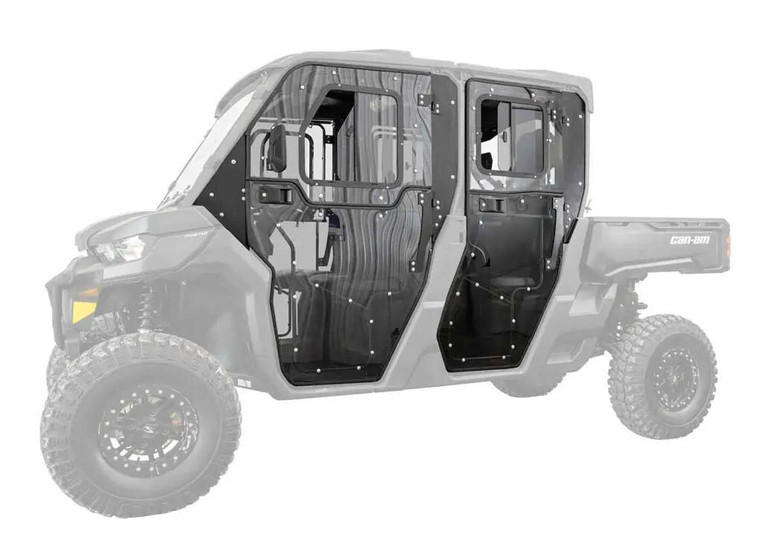 Buy Superatv Can Am Defender Max Convertible Cab Enclosure Doors At Utv