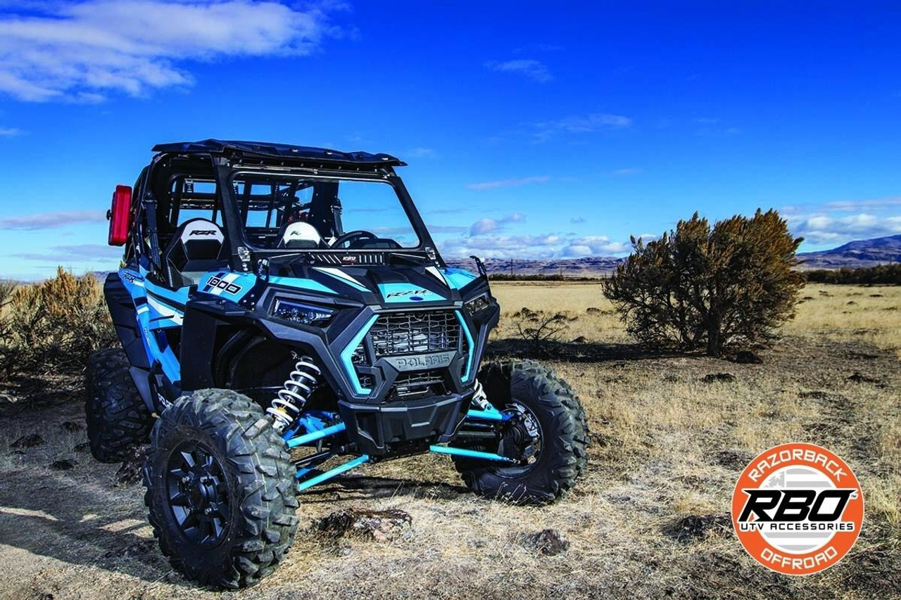 Buy Razorback Offroad RBO Polaris RZR 1000 Front Folding Windshield ...