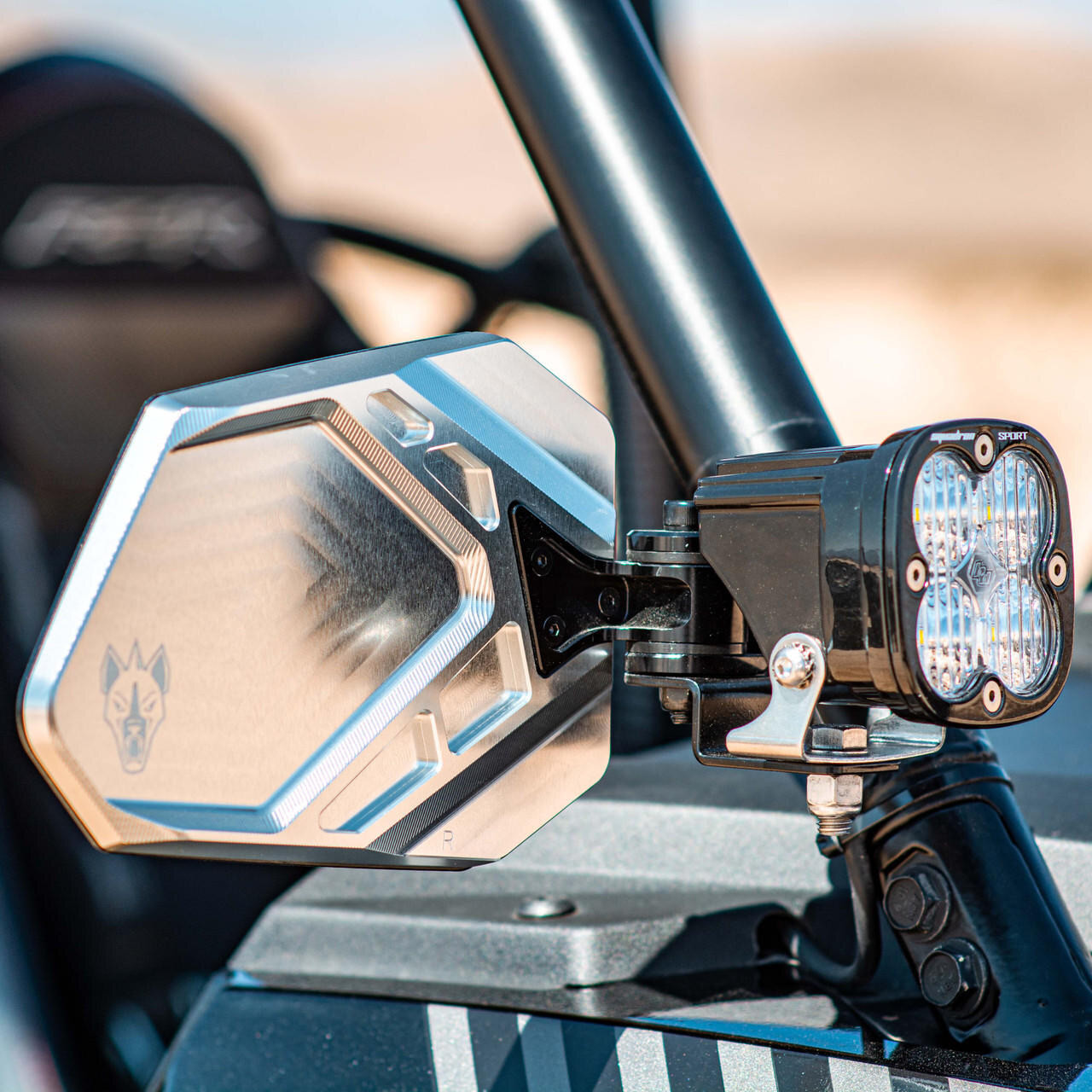 Chupacabra Offroad Cuero Pro UTV Side Mirror Set (w/ LED
