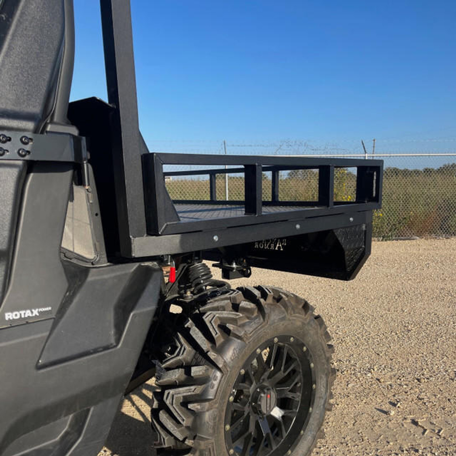 Ranch Armor Can Am Defender Aluminum Flatbed Cfb1 1