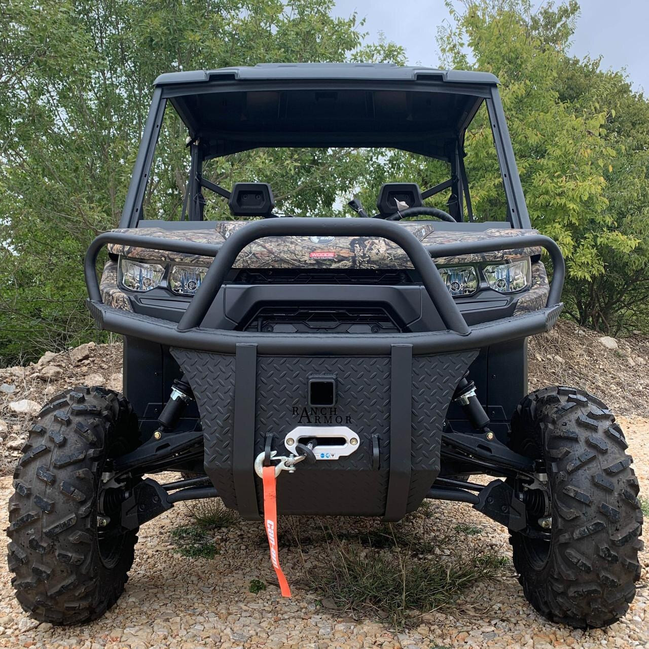 Ranch Armor Can-Am Defender Front Replacement Bumper