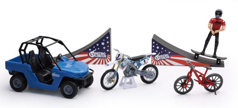 New Ray Toys Nitro Circus Playset/ Scale - 1:18 - 67685