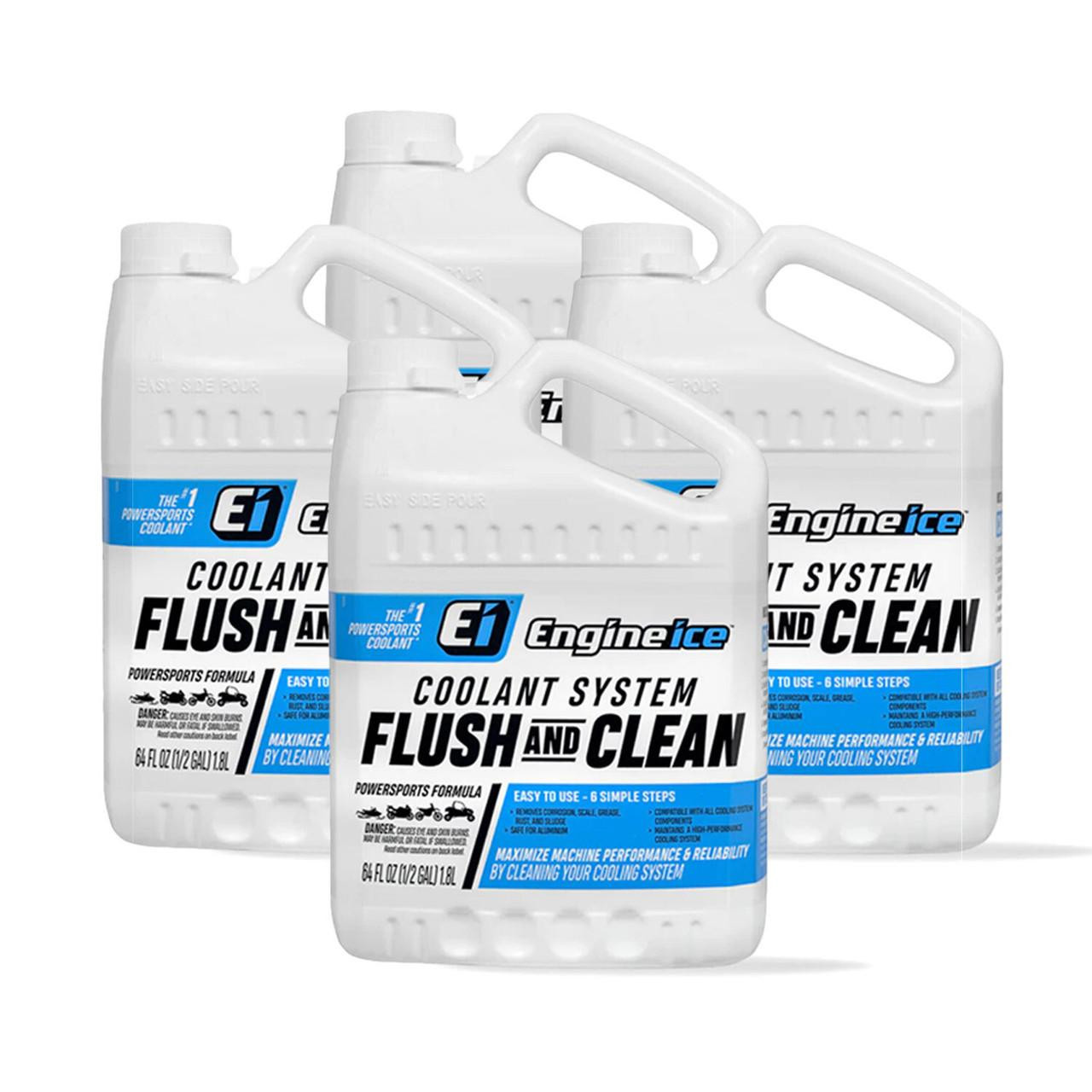 Engine Ice Coolant System Flush and Clean Formula