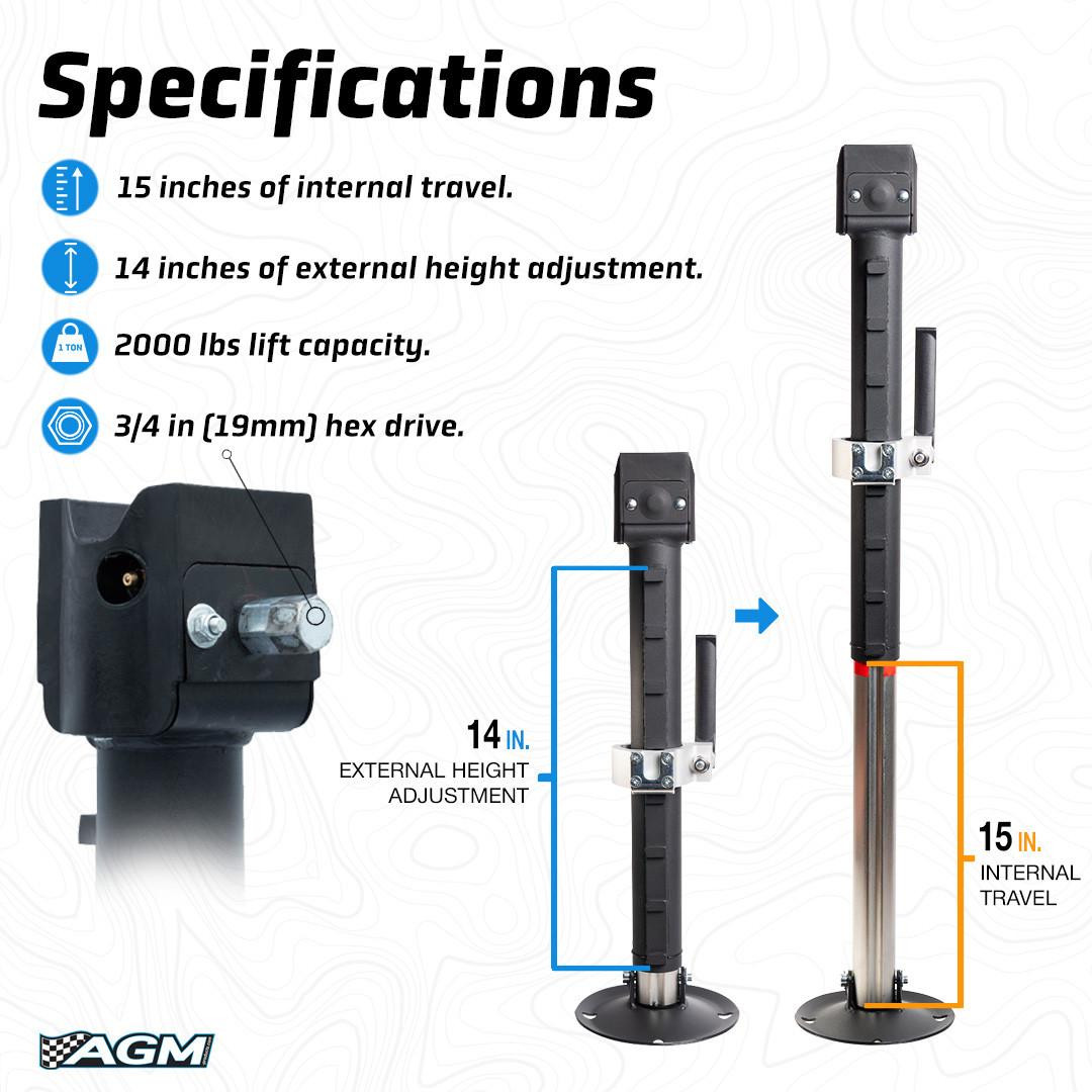 AGM Products Manual Jack - Sport Complete Jack Kit
