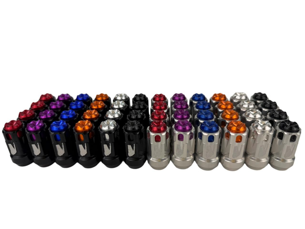 Packard Performance Billet Lug Nuts - LUG-BLK-BLK-1.5-16-MAIN