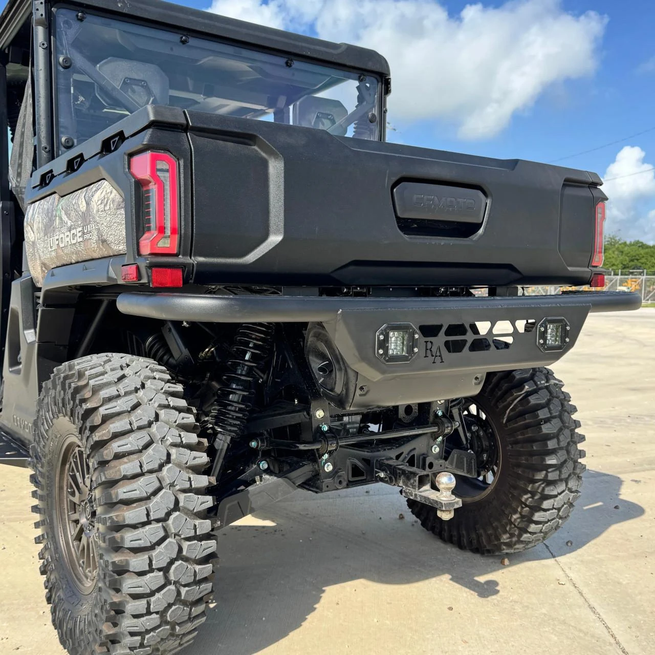 Ranch Armor CFMoto UForce U10 Pro Rear Bumper | UTV Source