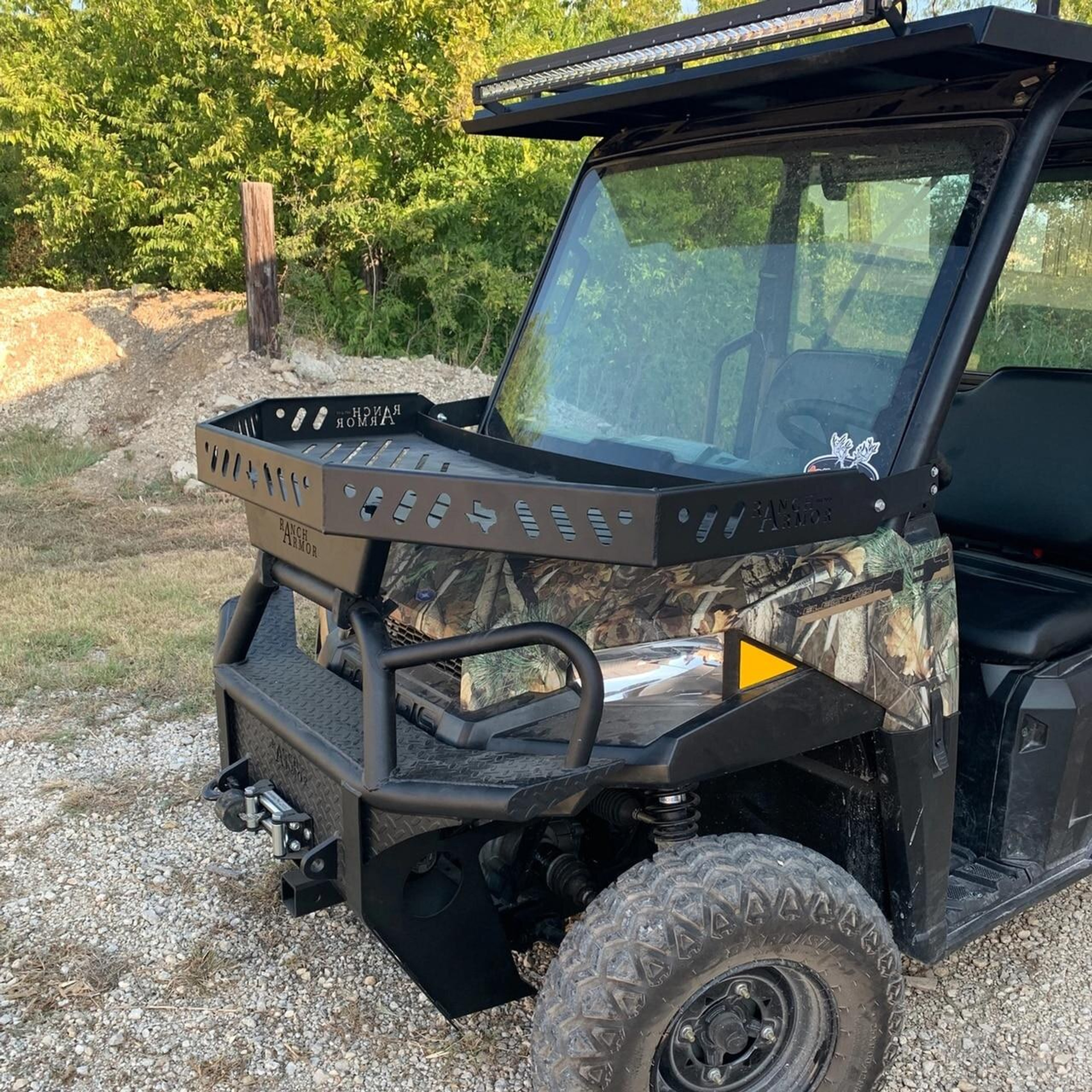 Buy Ranch Armor Polaris Ranger Mid Size Front Hood Basket At Utv Source
