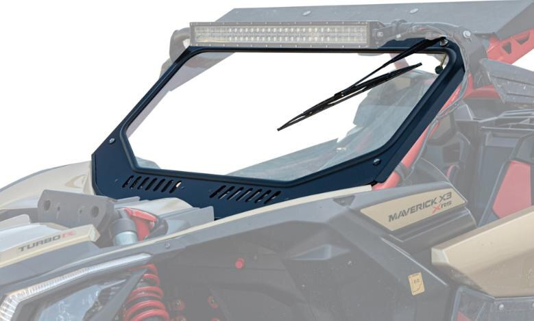 Moto Armor Can-Am Maverick X3 Vented Full Glass Windshield | UTVSource.com