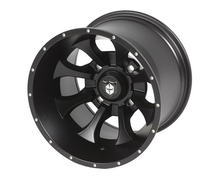 Buy Pro Armor Knight Wheels UTV Wheels (14x7) (4x156) (Matte Black) at ...