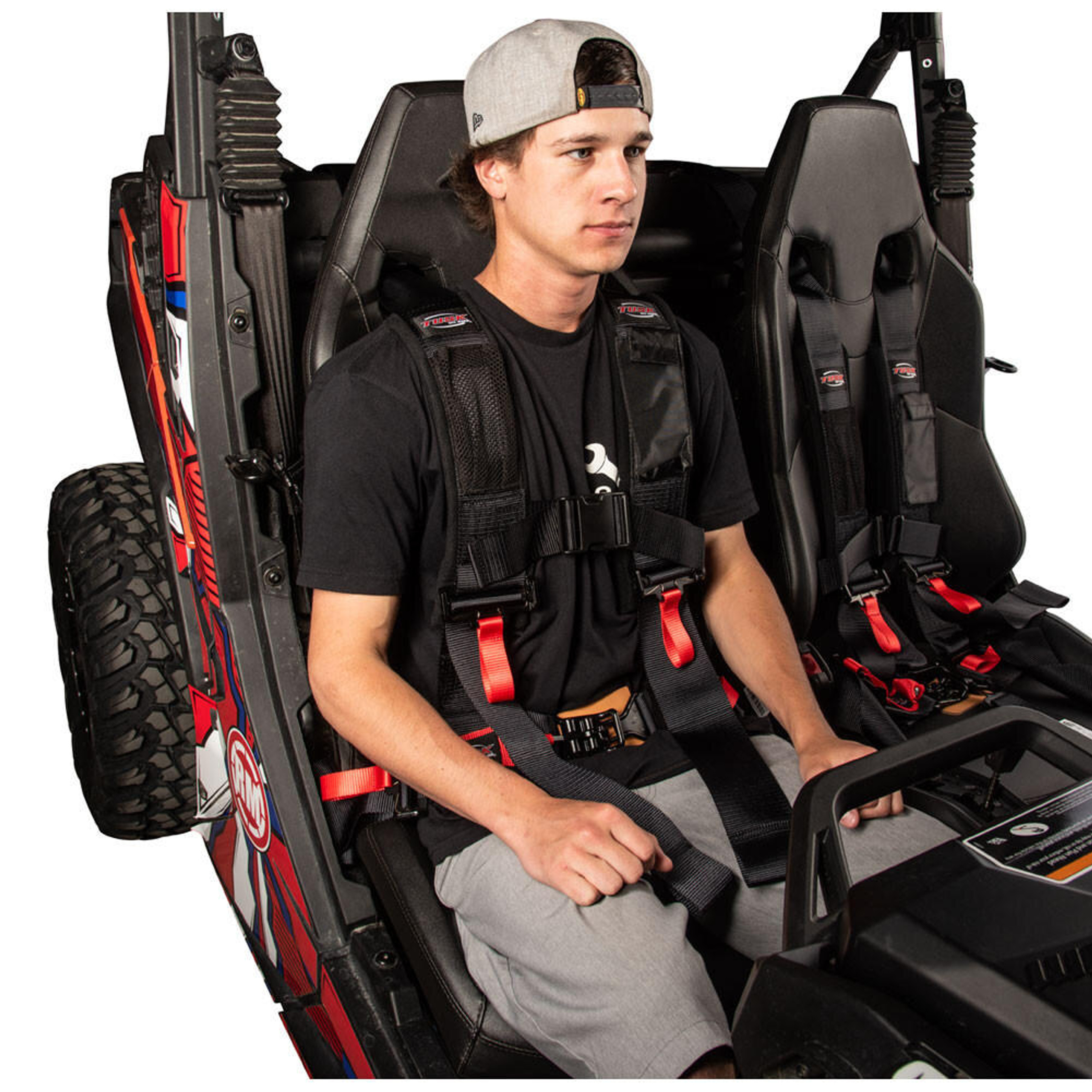 Tusk UTV 4 Point 3 inch H-Style Safety Harness - 1852480001-Main