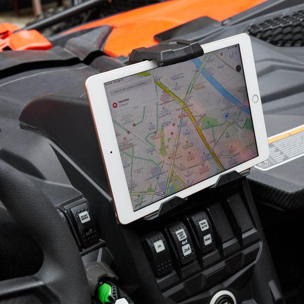 Buy Kemimoto Can-Am Maverick X3 Tablet Holder and Spare Tire Carrier at ...
