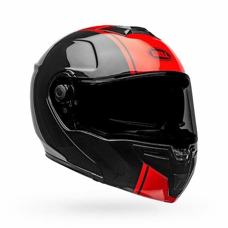 Bell Helmets SRT-Modular (Ribbon) (Large) (Black/Red) | UTVSource.com