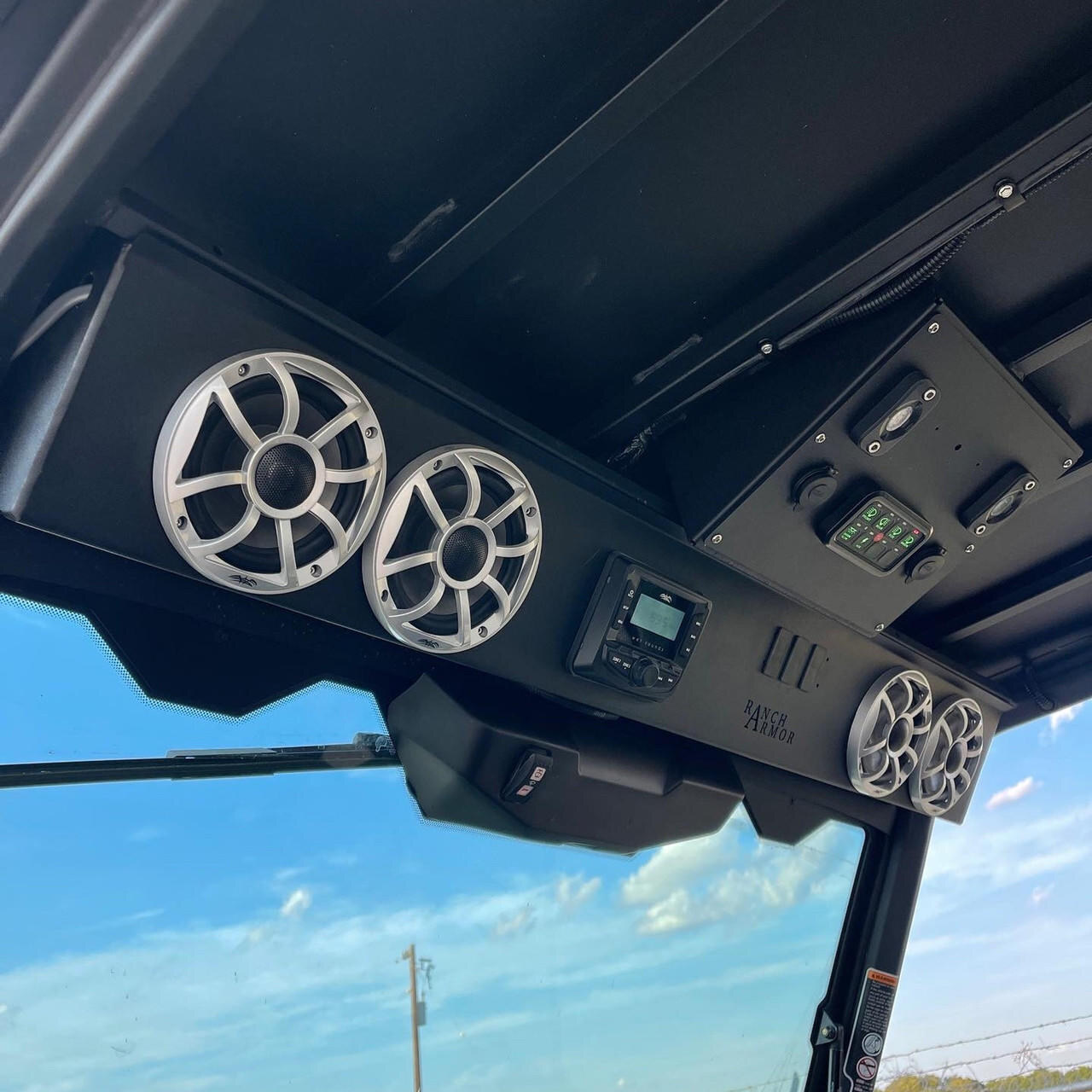 Buy Ranch Armor Can Am Defender Overhead Audio Speaker System At Utv