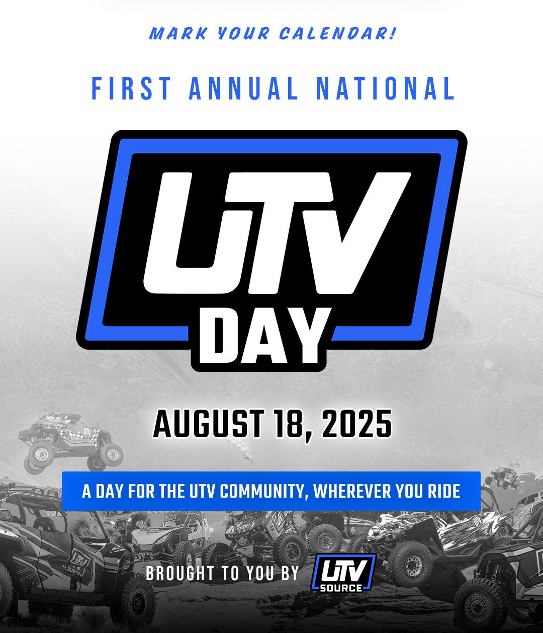 National UTV Day Launches August 18 – A New Tradition - UTV Source