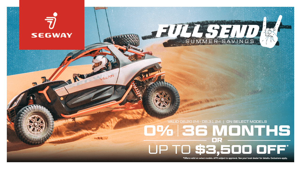 Segway Launches Game-Changing Full Send Summer Savings - UTV Source