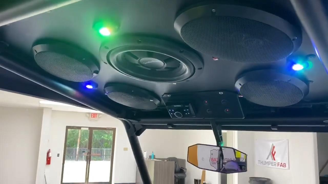 Thumper Fab RZR Roof - Level 3 with Rockford Fosgate - UTV Source