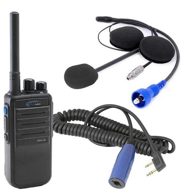 Rugged Radios UHF Single Seat Kit with Digital Radio and Helmet Kit ...