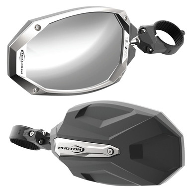 Seizmik Cast Aluminum Body & Bezel Photon Side View Mirror