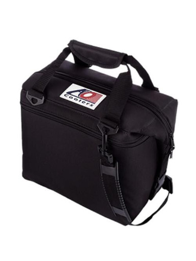 AO Coolers 12 Pack Canvas Series (Black) - AO12BK