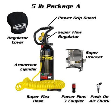 Power Tank CO2 Tank 5 Lb System 250 PSI (Package A)